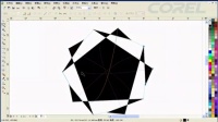 cdr教程 cdr视频 cdr入门基础 CorelDRAW X4 多边形创建透视线