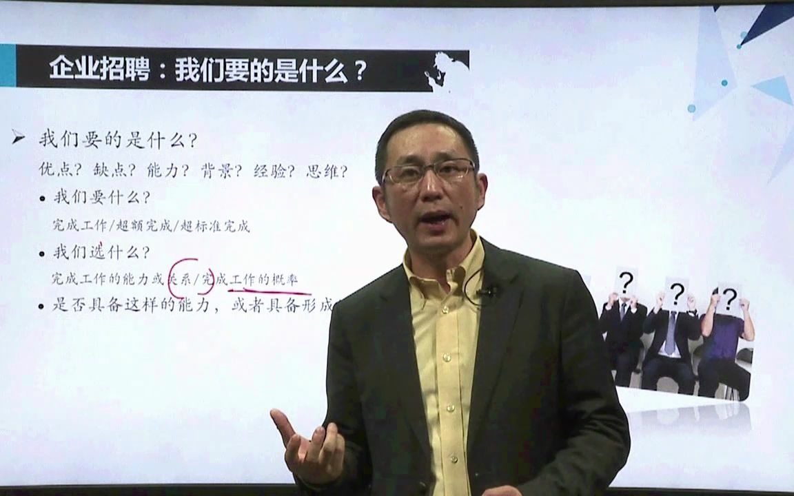 企业在选人时看条件的本质是什么?