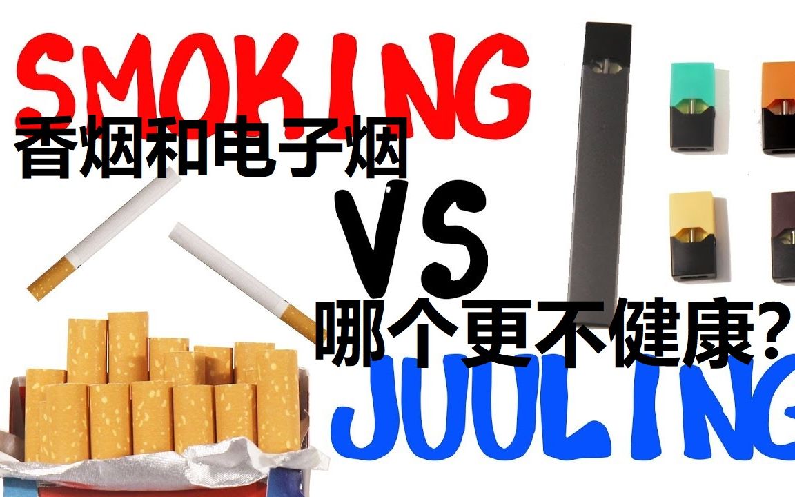 动画解读香烟和电子烟相比 谁对身体更有害?