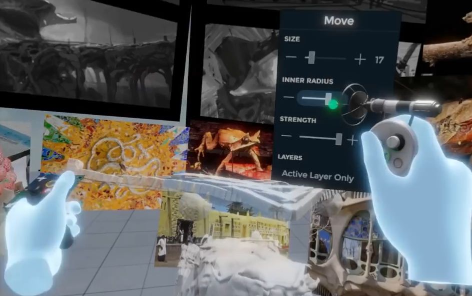 【VR雕刻】Oculus Medium VR 3D建模在场景原画中的应用