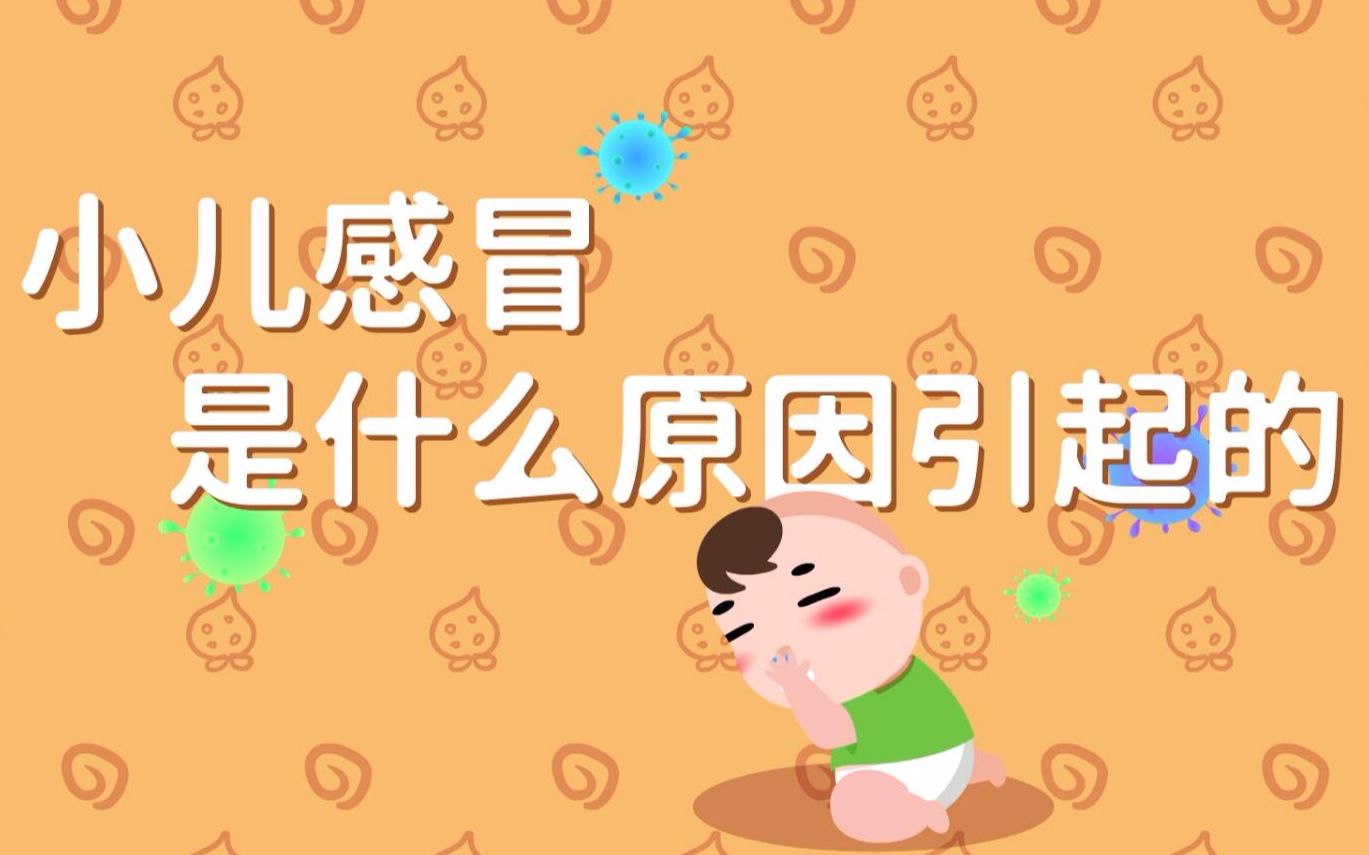 【冒个炮育儿动画视频】小儿感冒是什么原因引起的?