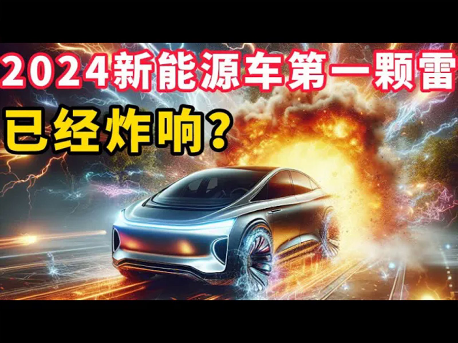 2024年新能源汽车的第一颗雷,已经悄然引爆?