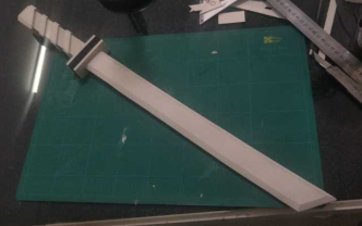 【风之伊】凹凸世界安迷修小剑制作,一个走歪了的道具刀法分享