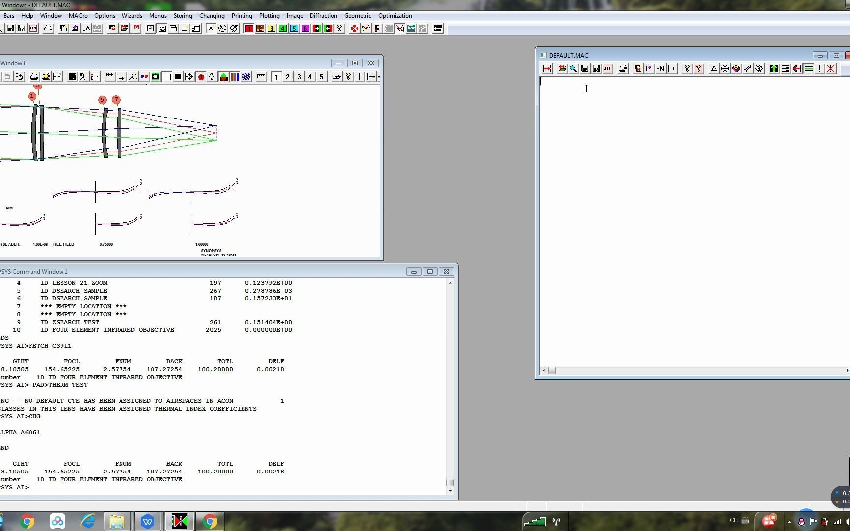 SYNOPSYS 光学设计 每天一例34 - 红外镜头的无热化