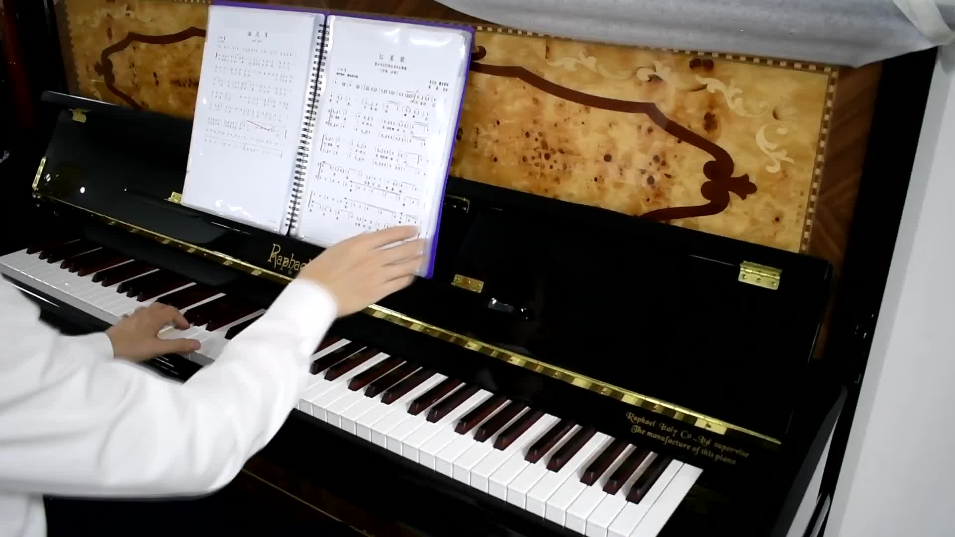 ...《祖国的花朵》主题曲《让我们荡起双桨》,拉斐尔raphael钢琴RA5