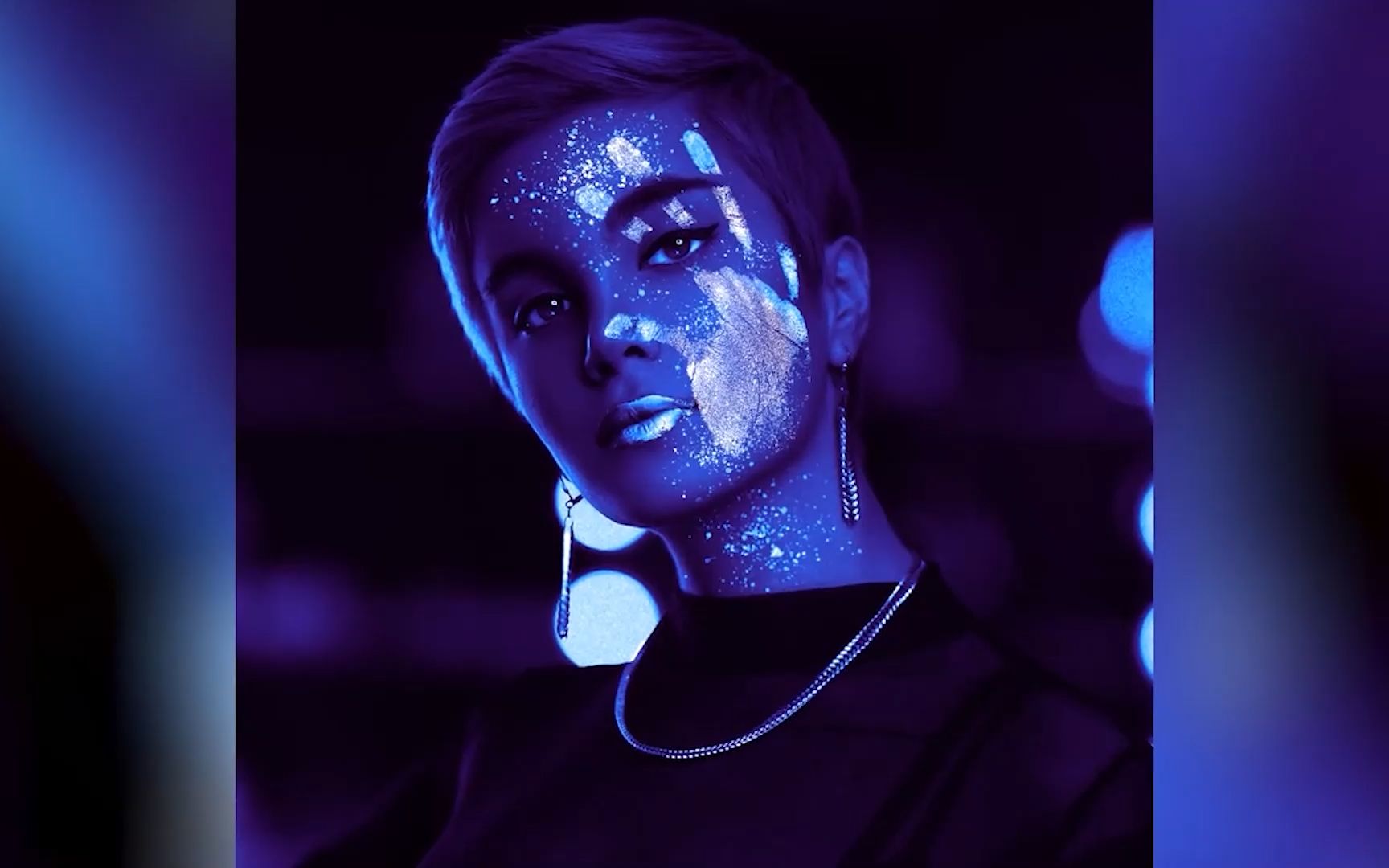 PS人物荧光霓虹效果