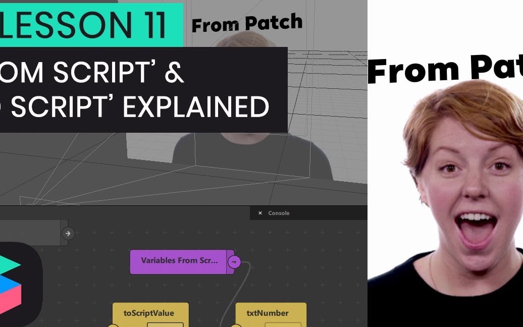 Spark AR课程11-了解“ To Script”和“ From Script”(JS脚本)