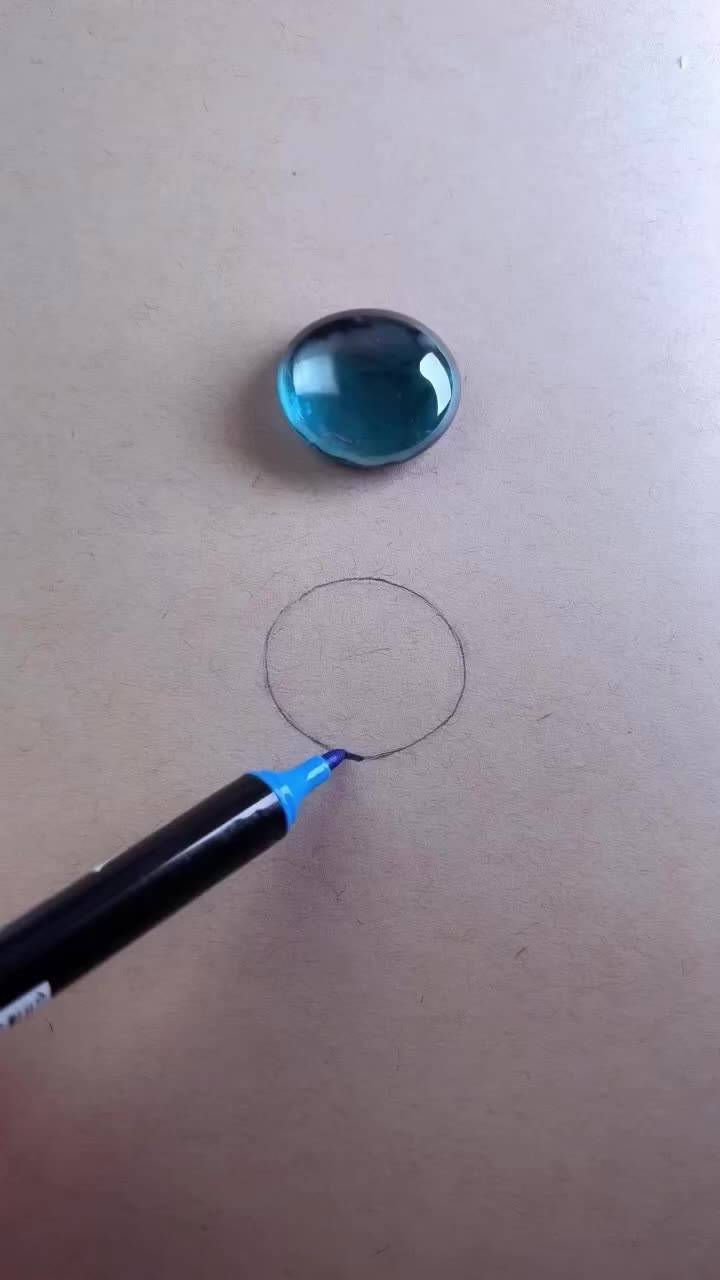 超真的水珠怎么画的