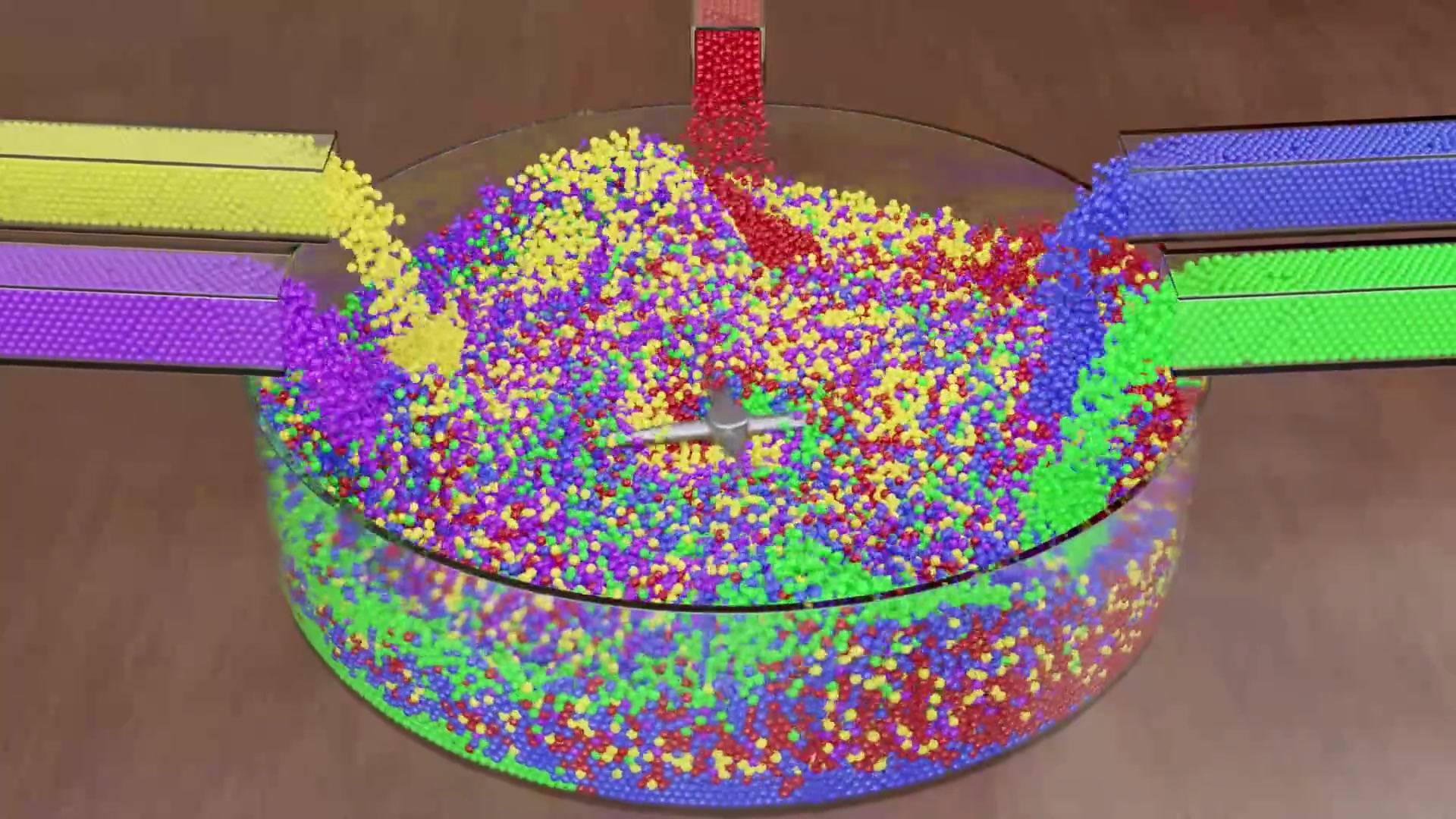 Blender模拟真实的彩色球混合【01】