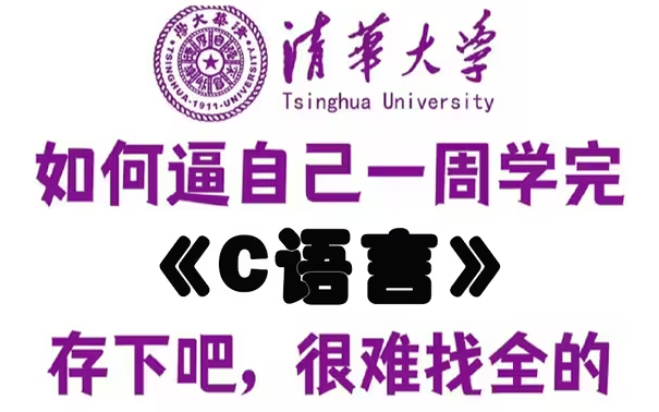 【完整版】这绝对是全B站最用心的C语言零基础入门全套教程,2025最...
