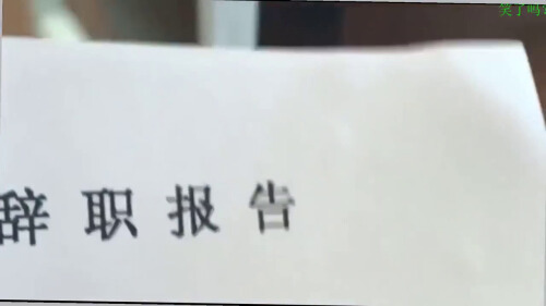 这辞职信太牛了,美女老板真漂亮了