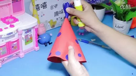 幼儿亲子手工制作---卡纸-帽子!