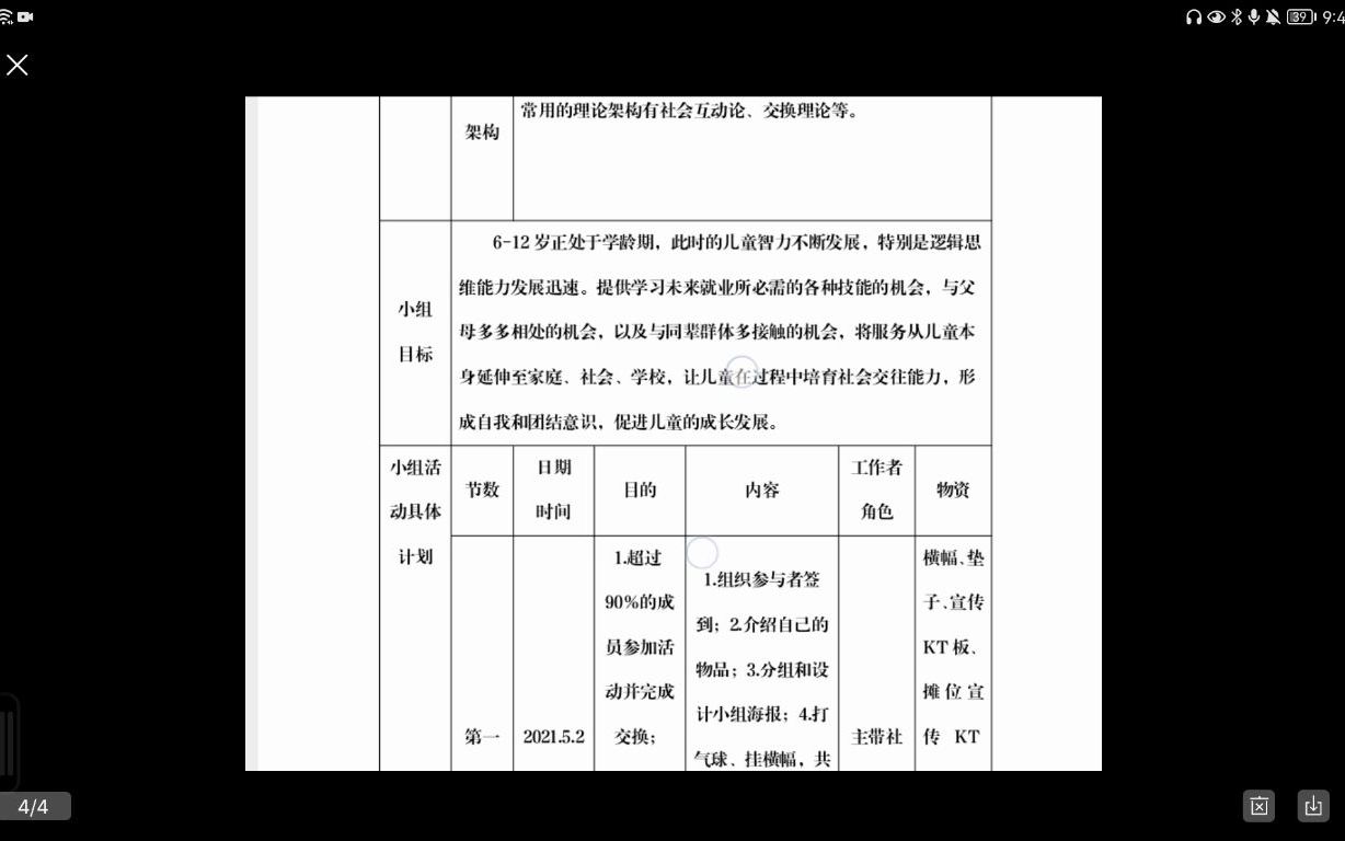 2.1小组计划书的实务案例分享
