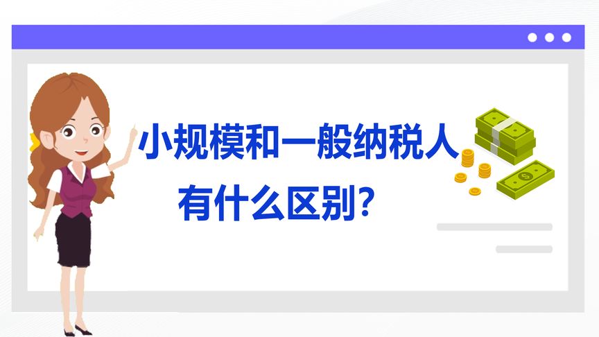 小规模纳税人和一般纳税人,有什么区别?