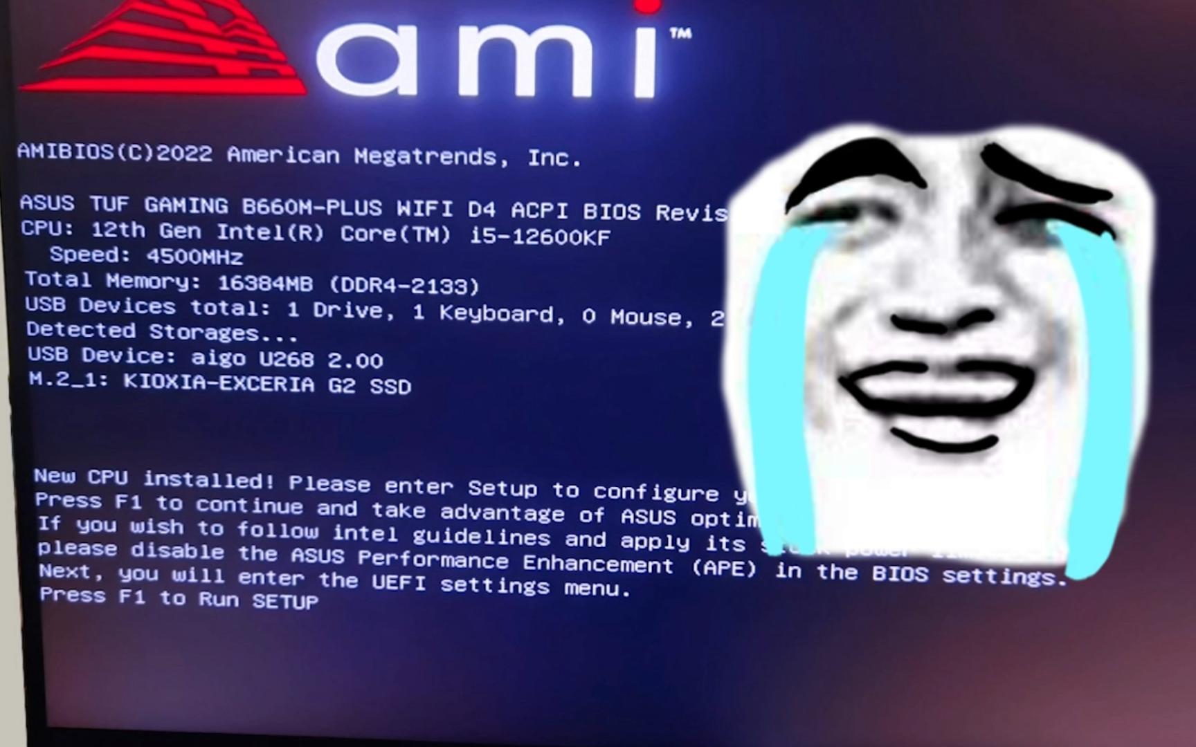 新电脑装机 卡BIOS界面解决办法