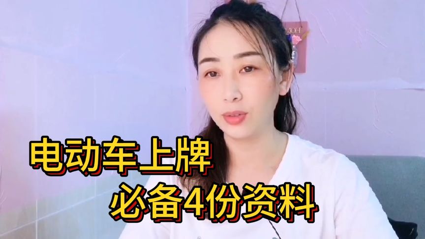 打工妹东莞: 电动车上牌,必备4份资料一样不能少