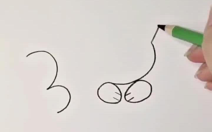 少儿美术 简笔画教程 简笔画动物