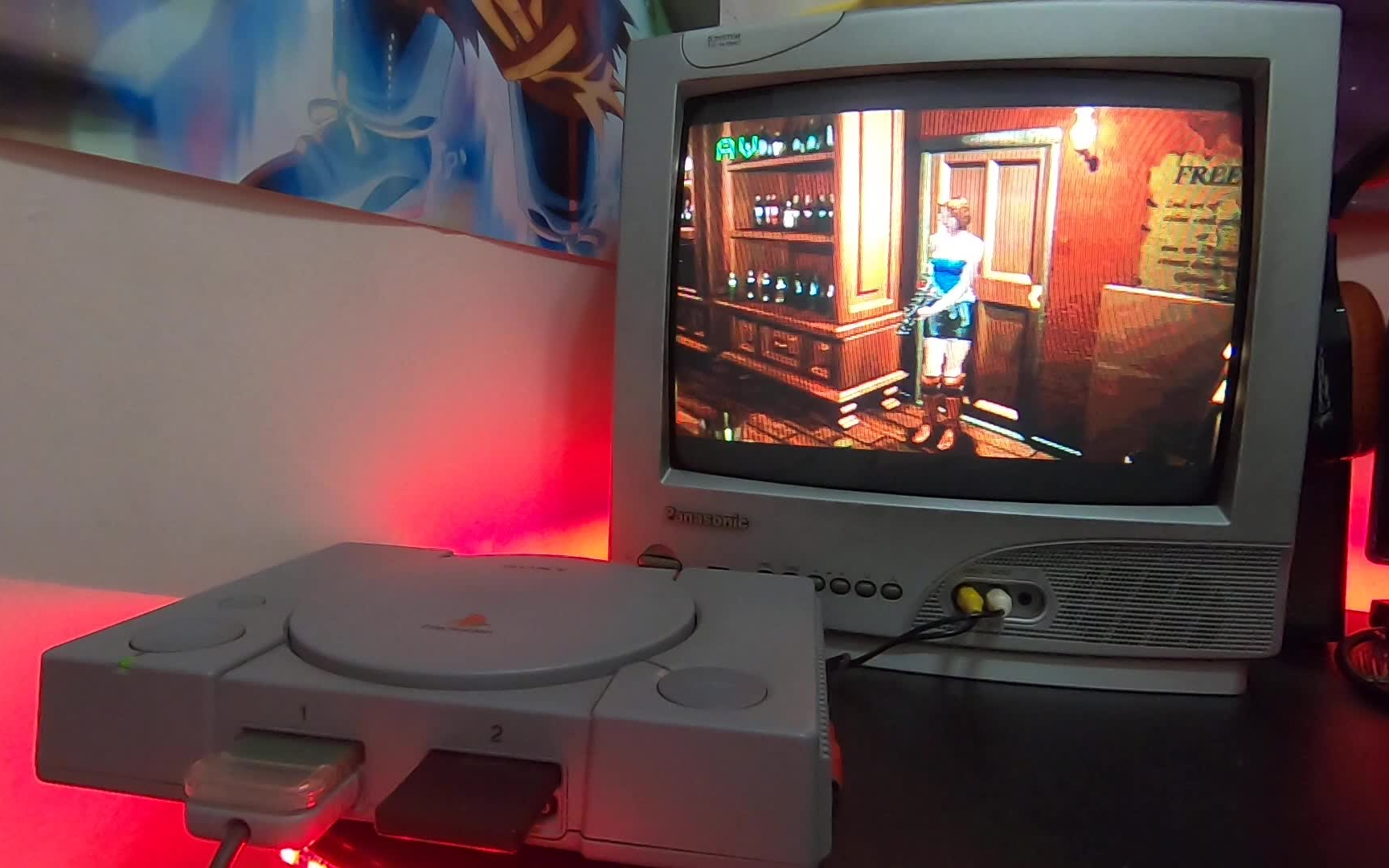 【画质清晰】大屁股CRT + PS1-生化危机3 = 完美体验