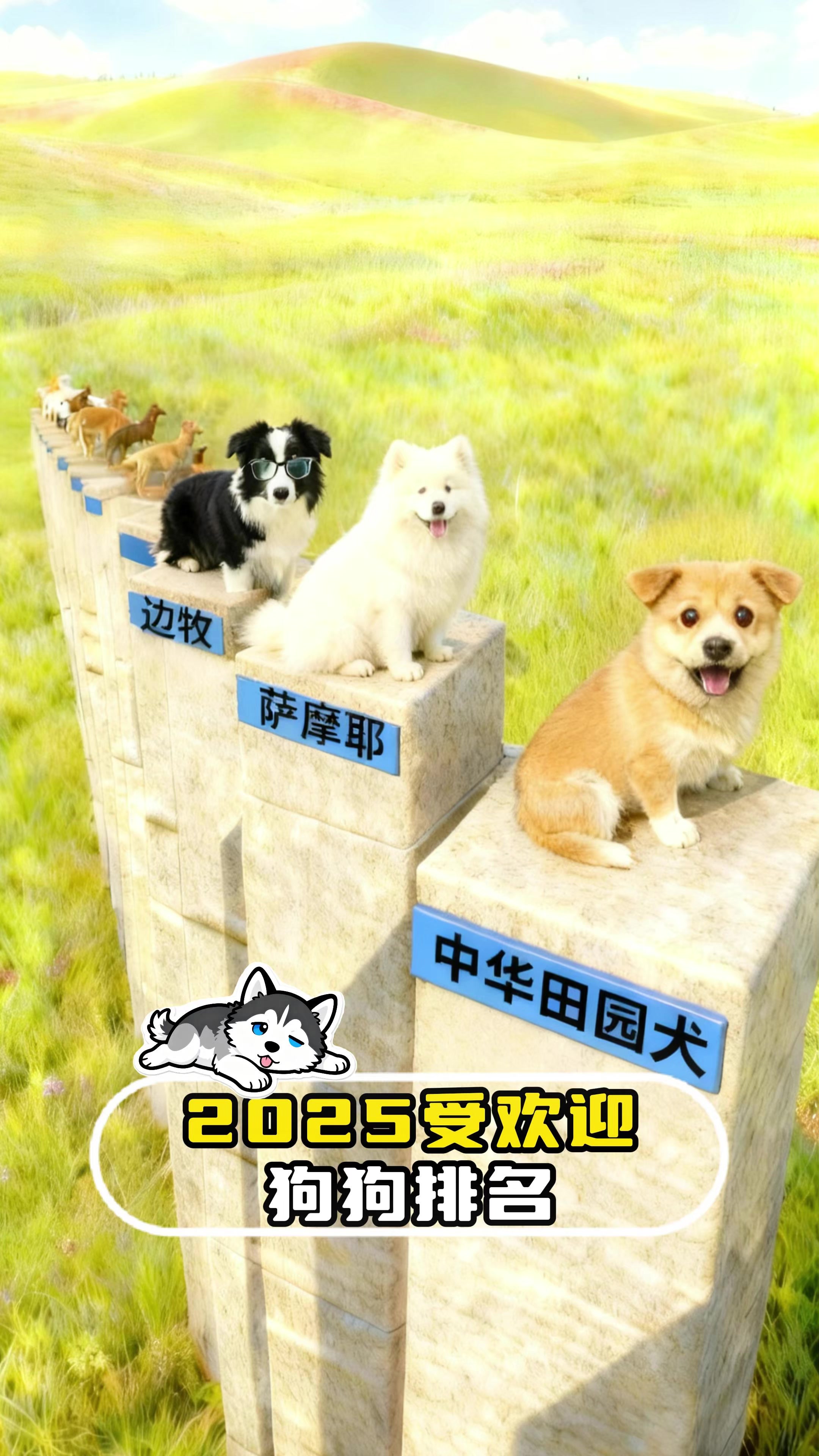2025年受欢迎狗狗排名出炉,前三名都有谁? #动物科普 #数据可视化 #...