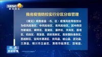 陕西省疫情防控实行分区分级管理
