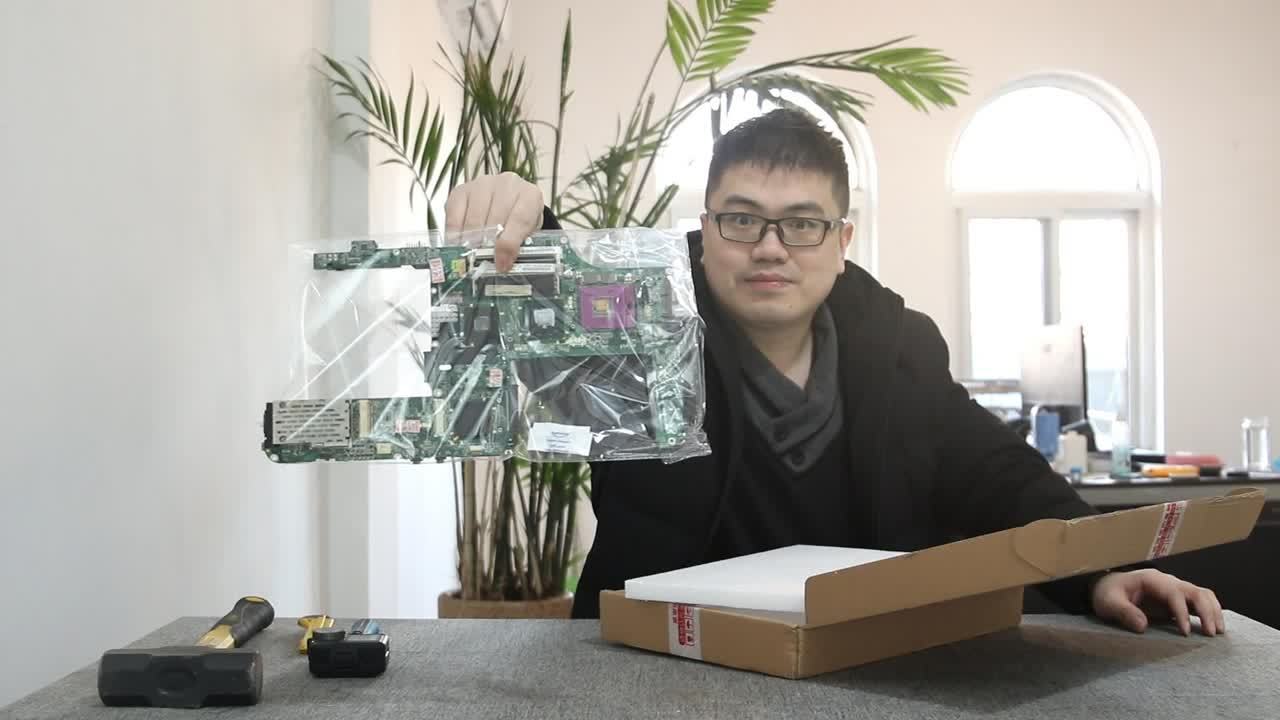 100块钱淘了个拆机笔记本主板,让之前的坏电脑