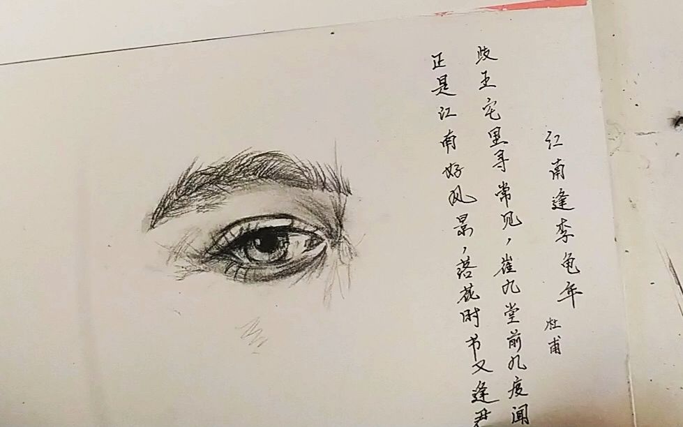 【原速手绘】眼睛表达的情感和哲思,杜甫的眼,苏格拉的眼,许嵩的眼