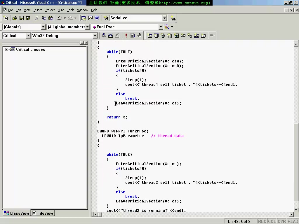 Visual C++ 语言编程开发详解视频教程(下集)