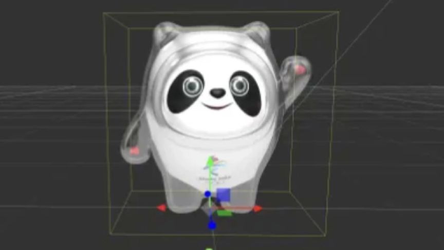 Threejs制作还原一个3d冰墩墩模型