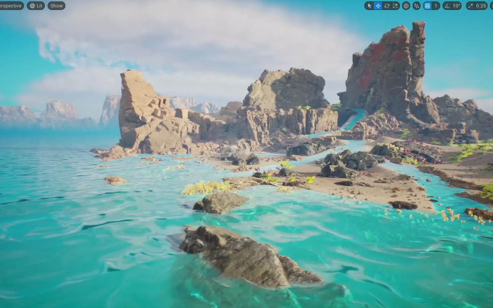 【中英双语】零基础 新手 使用Unreal Engine 5创建一座细节满满的...