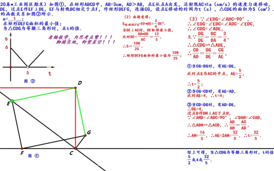 “手拉手相似+等腰三角形存在问题”