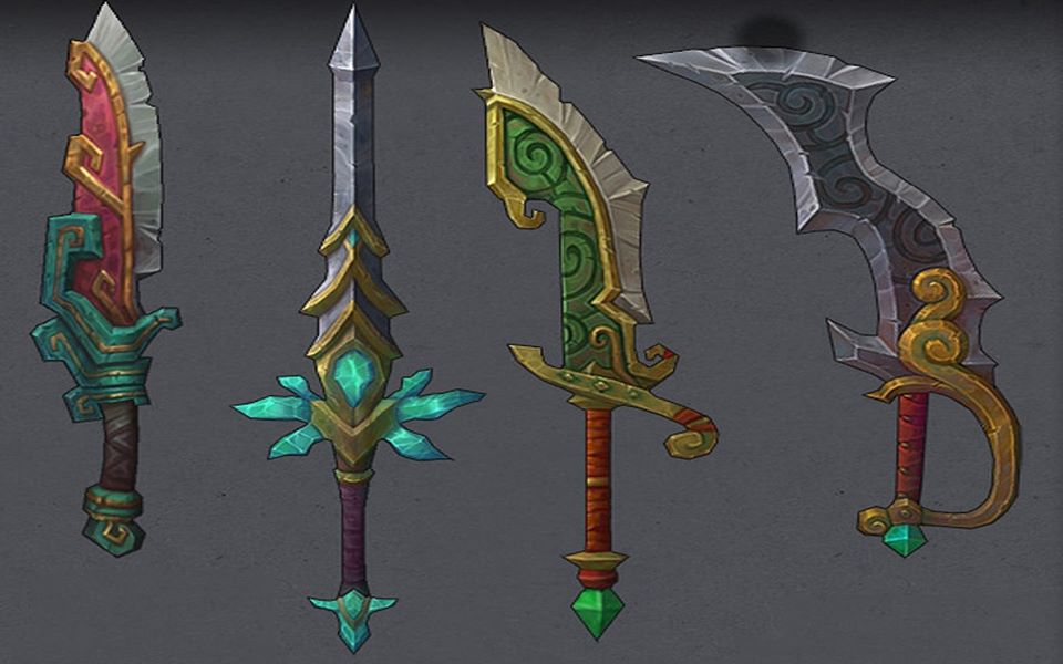 【3D建模】零基础武器建模 小白从入门到精通