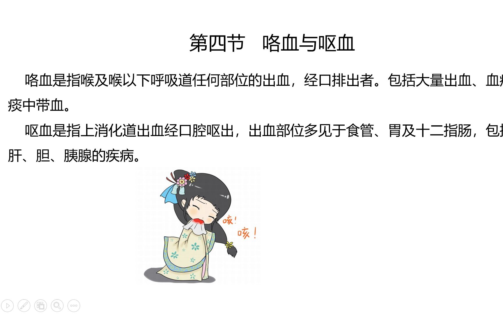 1、症状学--咯血与呕血