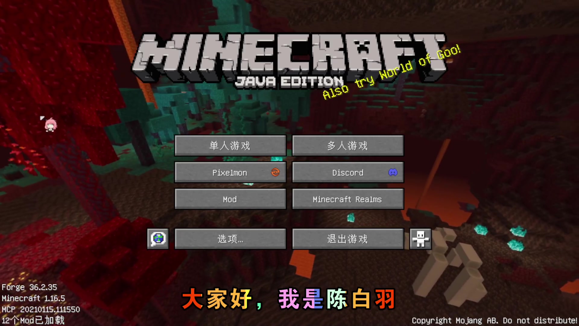 我的世界1.16.5精灵宝可梦单人生存p:1