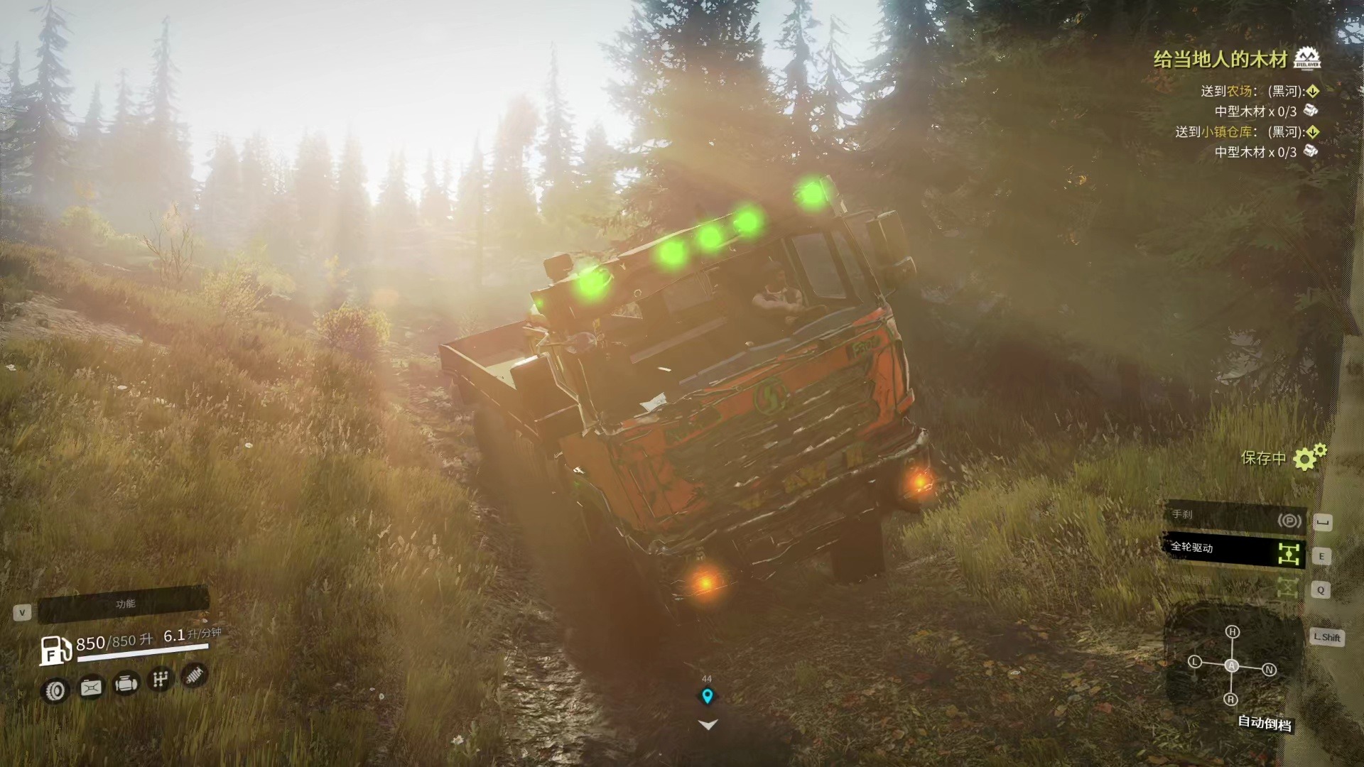 #旋转轮胎雪地奔驰_巴士模拟_游戏实况