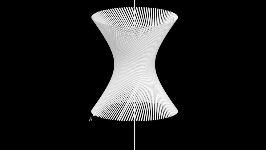 3D动画---小蛮腰的腰怎么形成的?#高考立体几何 #趣味数学课堂