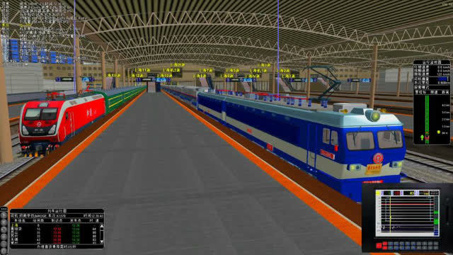 模拟火车第一次玩联机版.