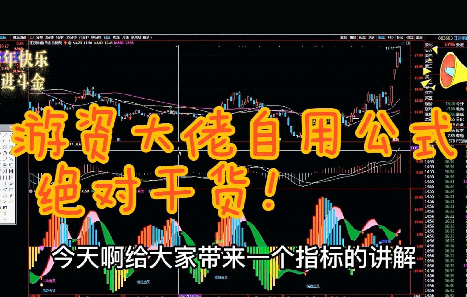 MACD+KDJ结合指标详细教程,大佬们自用的指标公式,绝对干货