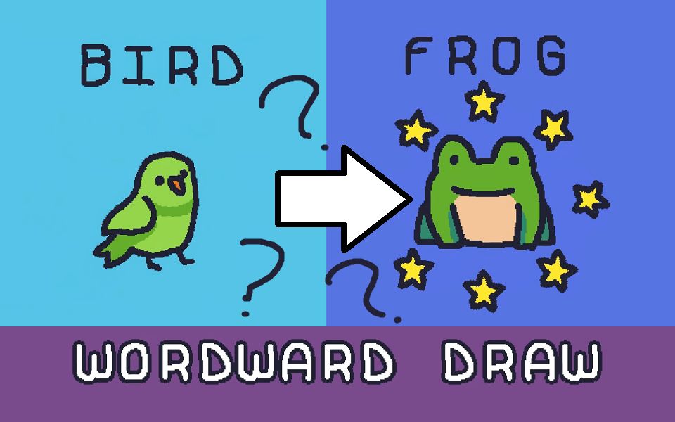 【谜之声实况】向词而绘 WORDWARD DRAW 一次最多更改一个字母...