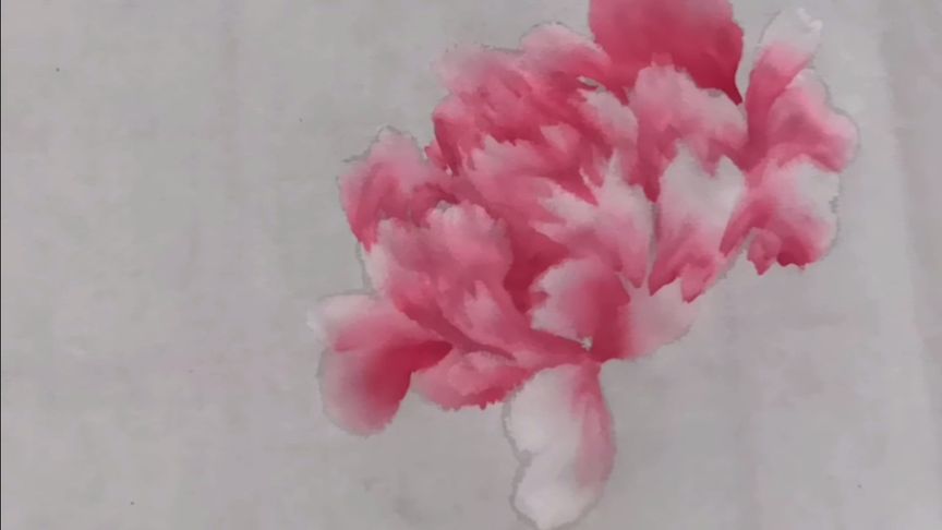 简单好画的牡丹花头画法