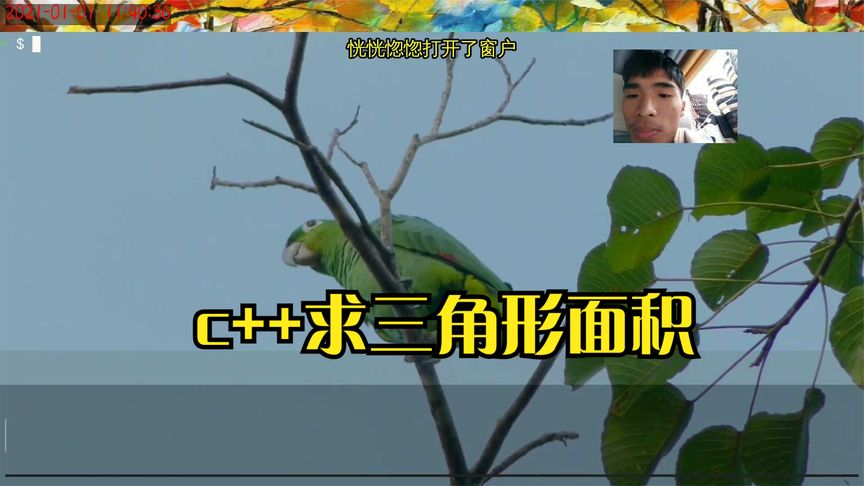 c++程序语言学习,程序求三角形面积VS数学老师求三角形面积