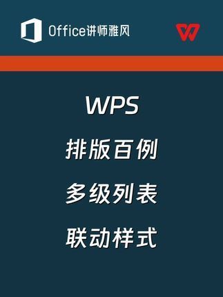 WPS多级列表联动样式排版长文档 #wps #wps教程 #雅风wps教程 #...