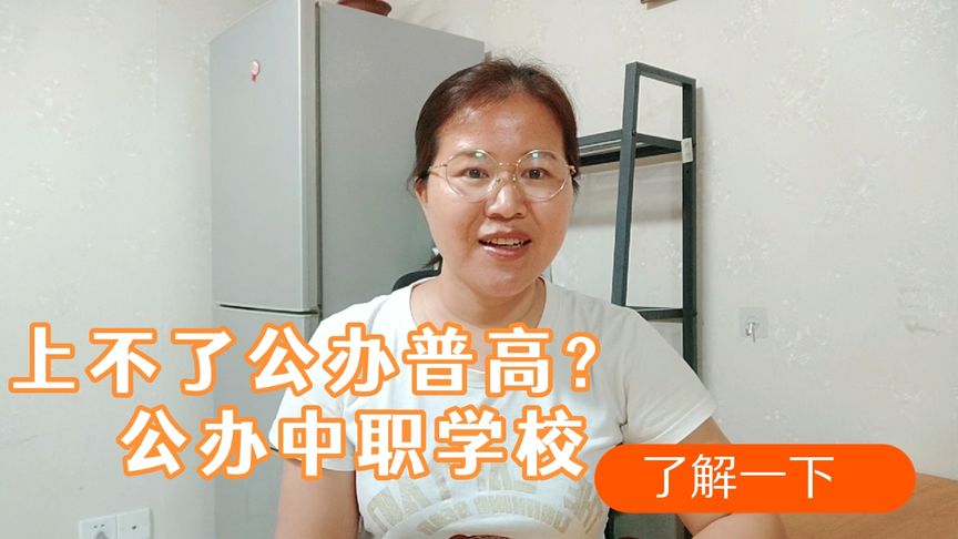 上不了公办普高,私立高中伤不起,公办中职学校了解一下。