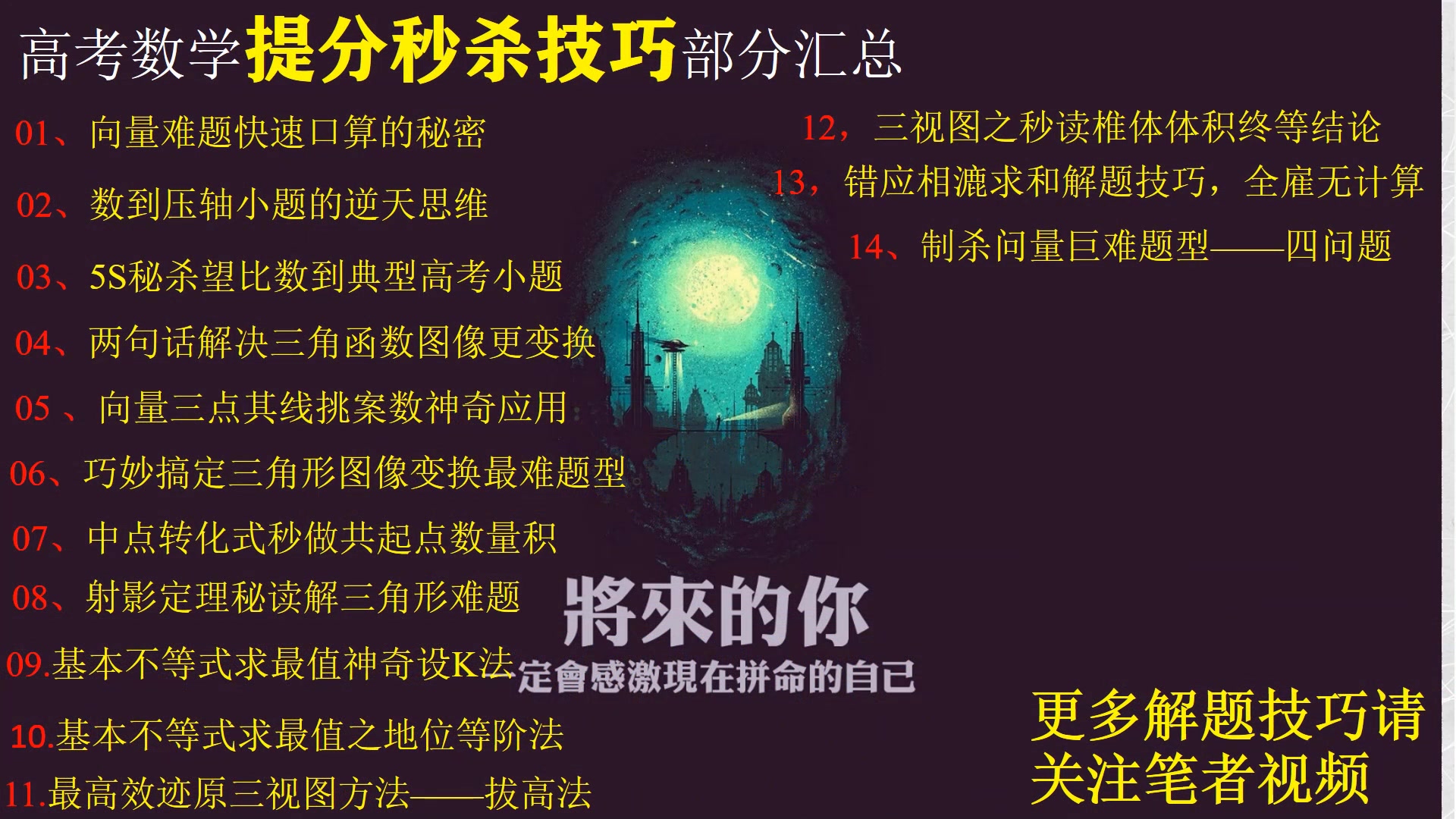 高中数学必修4-三角函视频-射影定理秒杀三角函数难题-