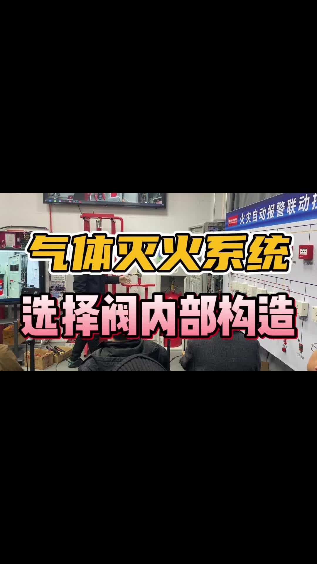 气体灭火系统选择阀内部构造!