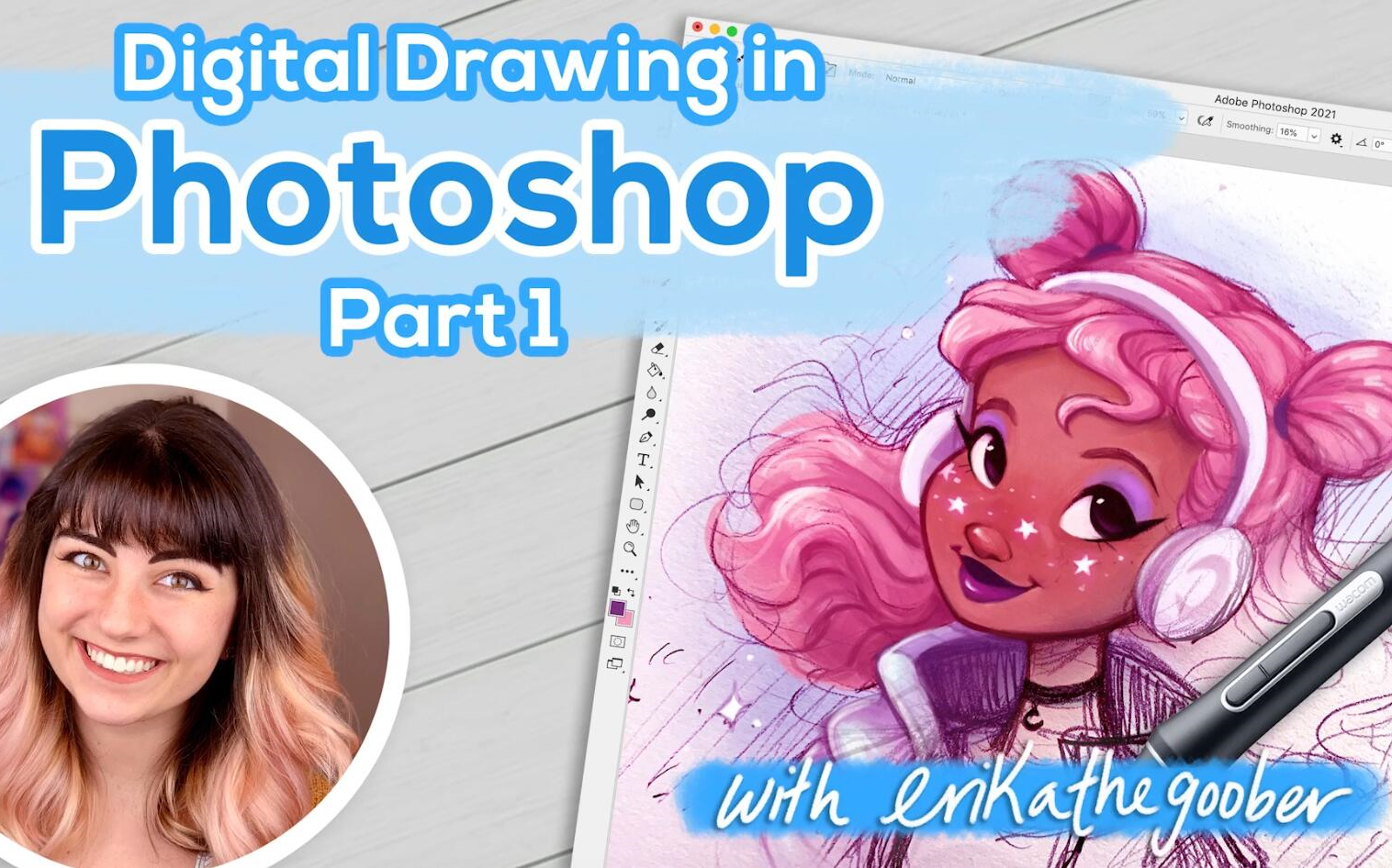 【会员课程】【中英双字】【21 Draw】Erika Wiseman Photoshop 中...