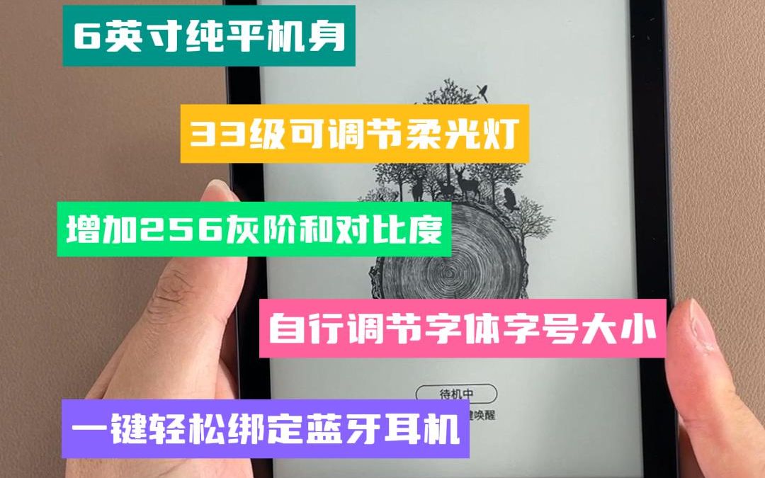 国文A8S 6英寸纯平电子墨水屏阅读器详细产品介绍