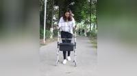君晓天云助行器 老人扶手架行走辅助器身心障碍人士四脚柺杖助步器...