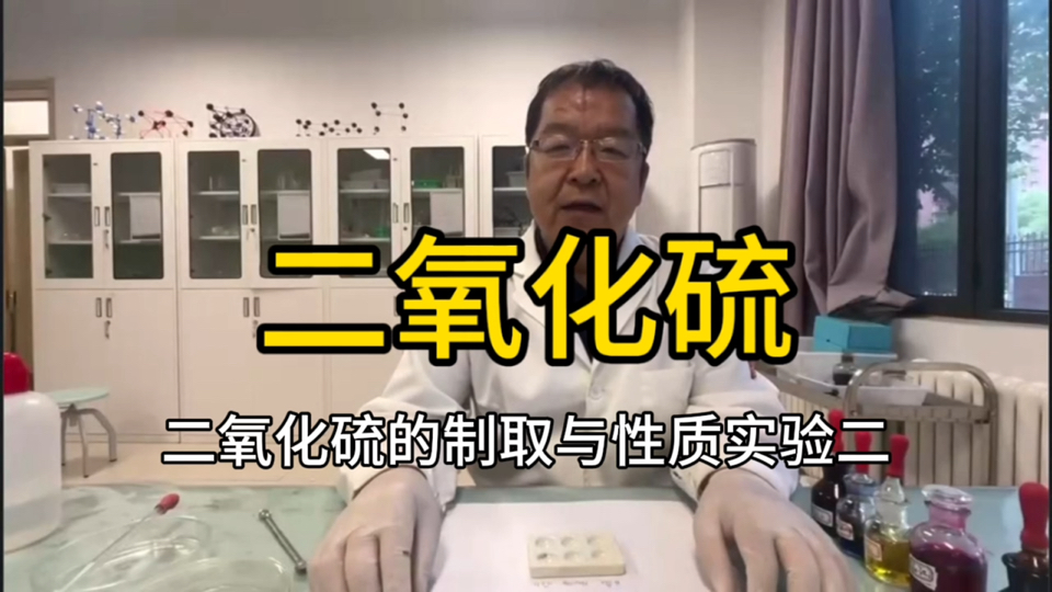 二氧化硫的制取与性质实验二