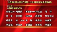山东省选举产生出席中共第十八次全国代表大会代表 120604 山东新闻...
