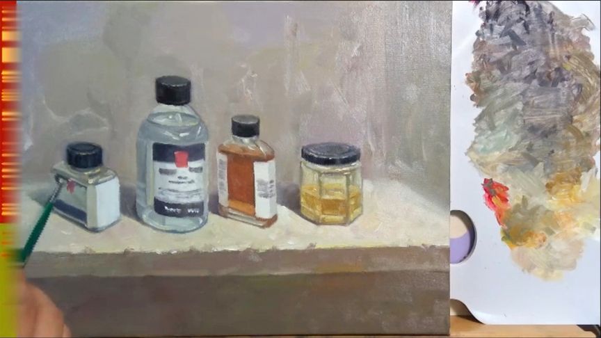 3分钟油画视频教程,0基础入门到精通,大师一步教会你